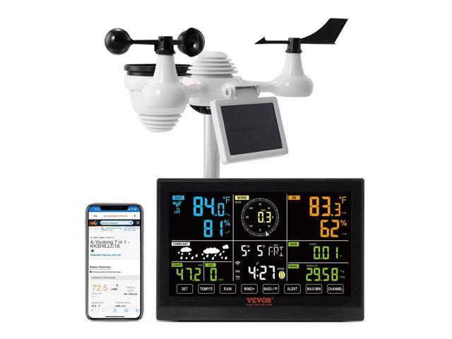 Click here for VEVOR 7-in-1 Wi-Fi Weather Station  7.5 in Color D... prices