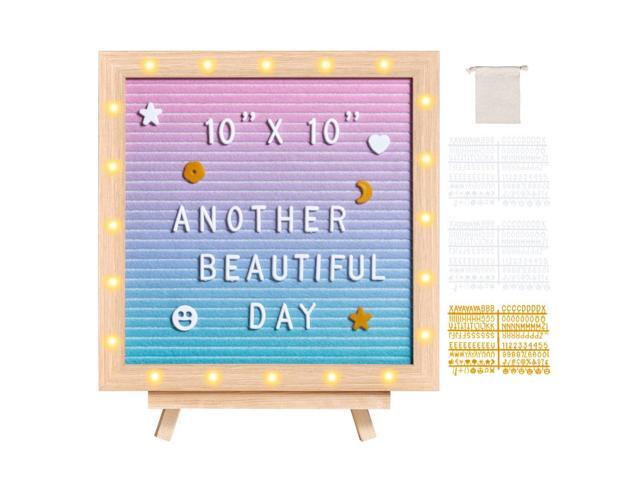 Click here for VEVOR Gradient Felt Letter Board  10x10 Felt Messa... prices