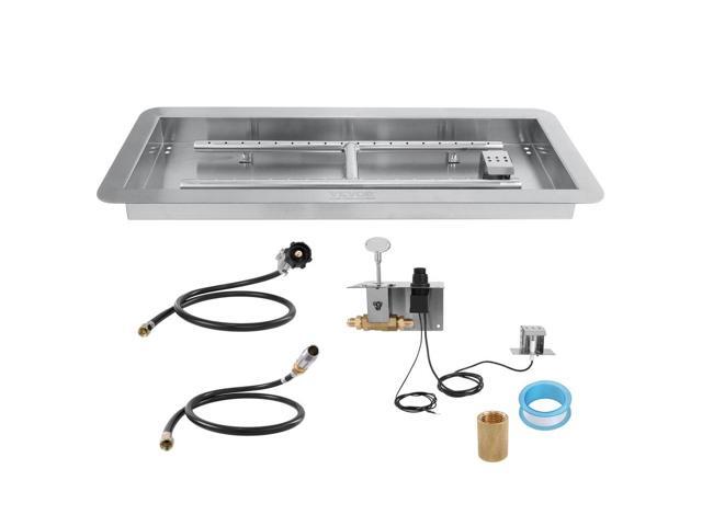 Click here for VEVOR 24 x 8 inch Drop-in Fire Pit Pan  Rectangula... prices