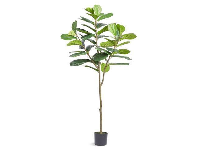 Click here for VEVOR Artificial Fiddle Leaf Fig Tree  6 FT  Secur... prices