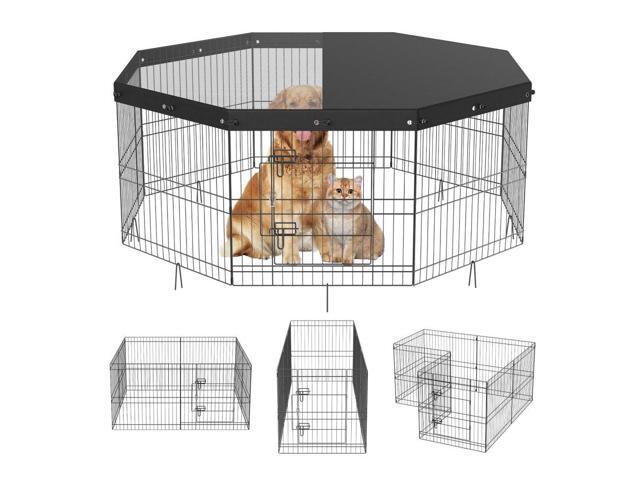 Click here for VEVOR Dog Playpen  8 Panels Foldable Metal Dog Exe... prices