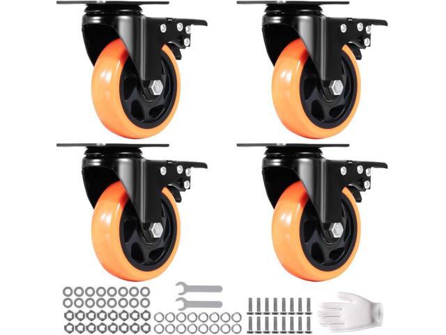 Click here for VEVOR Caster Wheels  4-inch Swivel Plate Casters... prices