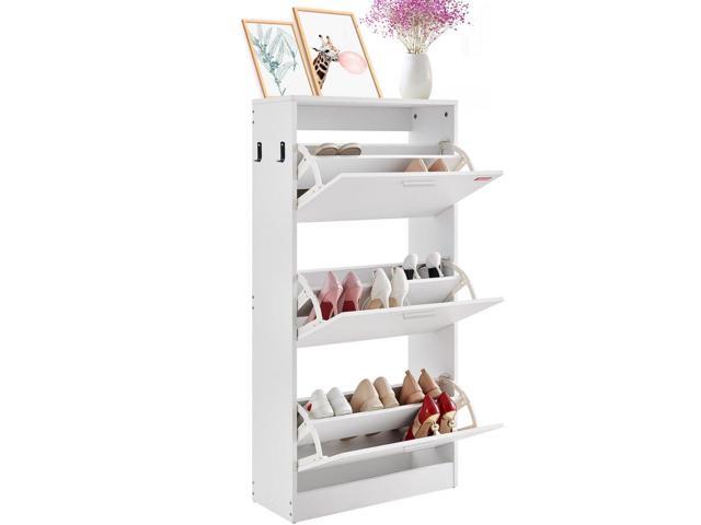 Click here for VEVOR Shoe Cabinet with 3 Flip Drawers  Shoe Stora... prices