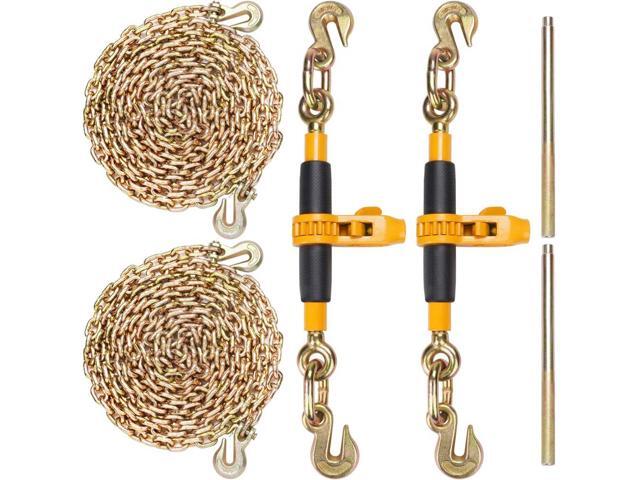 Click here for VEVOR Ratchet Chain Binder 2PCS  3/8-1/2 Heavy Dut... prices