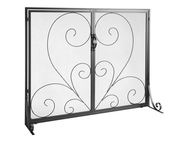 Click here for VEVOR Fireplace Screen 1 Panel with Door  Sturdy I... prices
