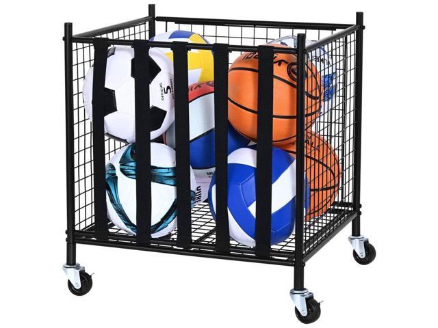 Click here for VEVOR Rolling Sports Ball Storage Cart  Lockable B... prices