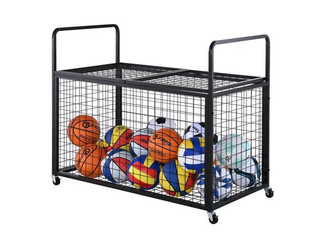Click here for VEVOR Rolling Sports Ball Storage Cart  Lockable B... prices