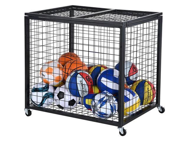 Click here for VEVOR Rolling Sports Ball Storage Cart  Lockable B... prices