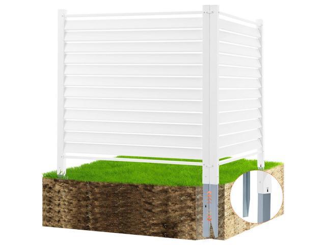 Click here for VEVOR 48 W x 48 H Vinyl Privacy Fence Panels  Air... prices