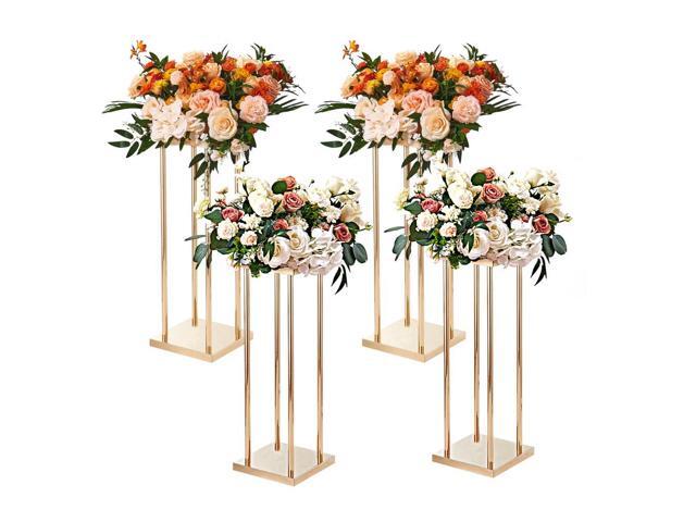 Click here for VEVOR 4PCS Gold Metal Column Wedding Flower Stand... prices