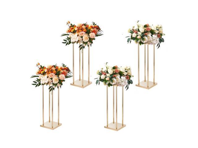 Click here for VEVOR 4PCS Gold Metal Column Wedding Flower Stand... prices