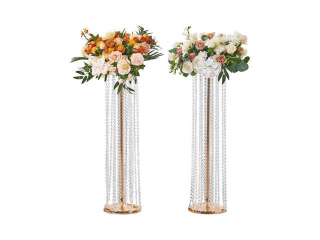 Click here for VEVOR 2PCS 35.43inch /90cm Tall Crystal Wedding Fl... prices