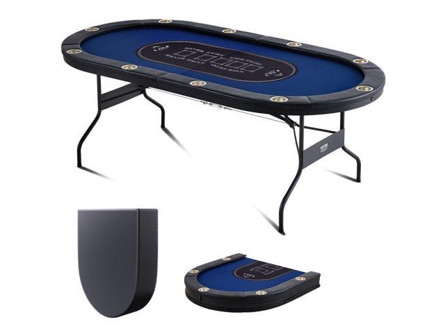 Click here for VEVOR 10 Player Foldable Poker Table  Blackjack Te... prices