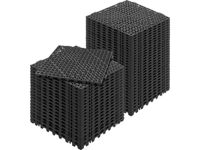 Click here for VEVOR Interlocking Tile 50PCS Black  Drainage Tile... prices