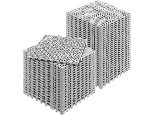Click here for VEVOR Interlocking Tile 50PCS Gray  Drainage Tiles... prices