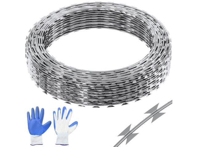 Click here for VEVOR Razor Wires  98 ft Razor Barbed Wire  2 Roll... prices