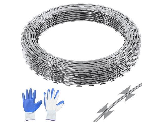 Click here for VEVOR Razor Wires  98 ft Razor Barbed Wire  2 Roll... prices