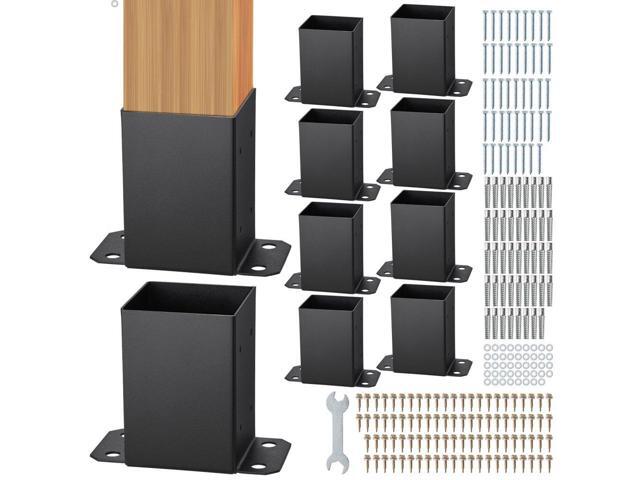 Click here for VEVOR 10 Pack 4x4 Post Base Brackets Heavy Duty Wo... prices