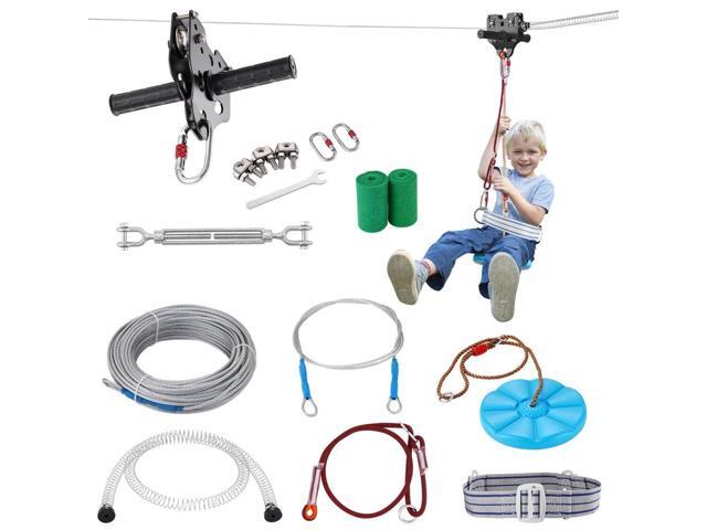 Click here for Zipline Kit for Kids and Adult  100 ft Zip Line Ki... prices
