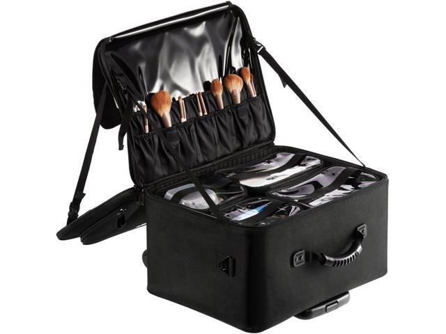 Click here for VEVOR Rolling Makeup Train Case Large Storage 3 Ti... prices