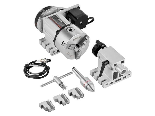 Click here for VEVOR Dividing Head  K11-100mm 3-Jaw Chuck  CNC Ro... prices