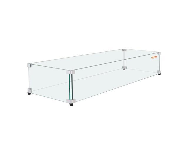 Click here for VEVOR Glass Wind Guard for Rectangular Fire Pit Ta... prices