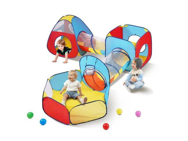 Click here for VEVOR 5 in 1 Kids Play Tent with Tunnel  Basketbal... prices