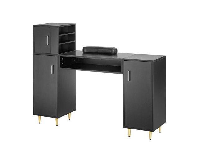 Click here for VEVOR Manicure Table  Glass Top Nail Desk  Makeup... prices