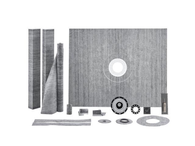 Click here for VEVOR Shower Curb Kit  60x48 Shower Pan Kit with 2... prices