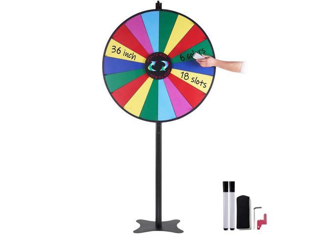Click here for VEVOR 36 inch Spinning Prize Wheel  18 Slots Spinn... prices