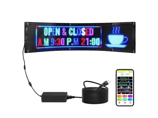 Click here for VEVOR Programmable LED Sign  P5 Full Color LED Scr... prices