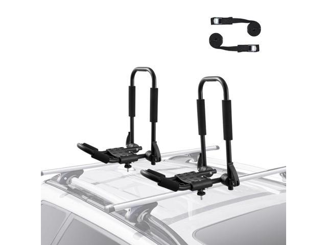 Click here for VEVOR Kayak Roof Rack 1 Pair J-Bar  Soft Roof Rack... prices