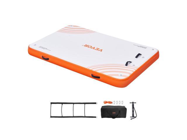 Click here for VEVOR Inflatable Floating Dock  8 x 5FT Inflatable... prices