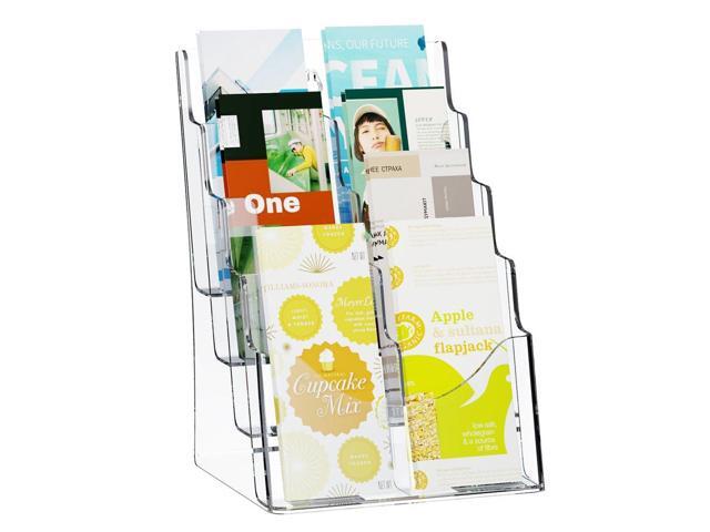Click here for Acrylic Brochure Holder 8.5 x 11 inch  4-Tier Clea... prices