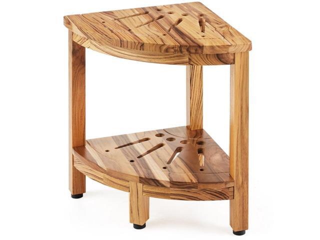 Click here for VEVOR Corner Teak Shower Bench  17 Height 12 Radiu... prices