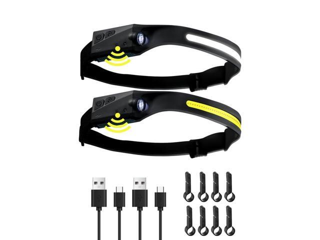 Click here for VEVOR 2PCS Rechargeable Headlamp  350 lumens 230°... prices