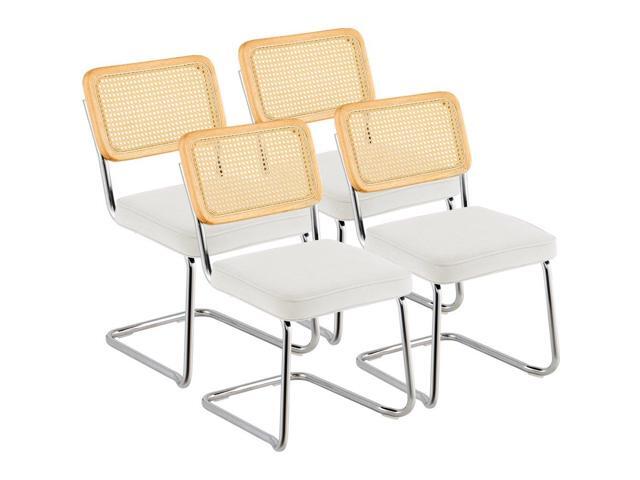 Click here for VEVOR Rattan Dining Chairs Set of 4  Mid Century M... prices