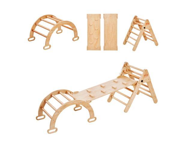 Click here for VEVOR Pikler Triangle Set  5 in 1 Toddler Climbing... prices