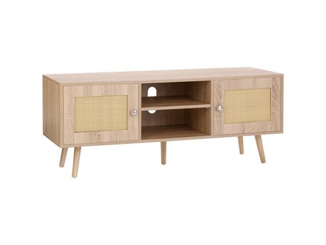 Click here for VEVOR Rattan TV Stand  Boho TV Cabinet for 55 inch... prices