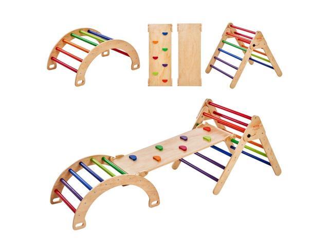 Click here for VEVOR Pikler Triangle Set  5 in 1 Toddler Climbing... prices