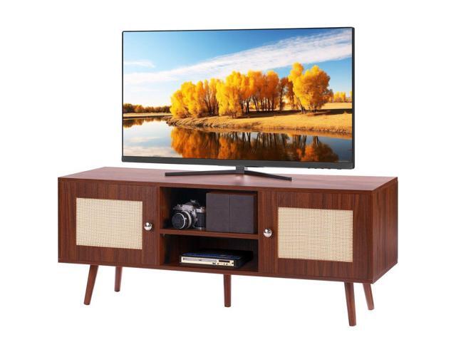 Click here for VEVOR Rattan TV Stand  Boho TV Cabinet for 55 inch... prices