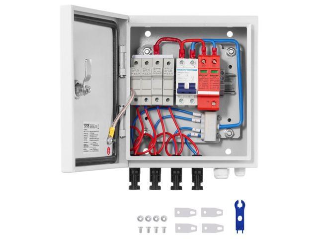 Click here for VEVOR Solar PV Combiner Box 4 String 15A for Solar... prices