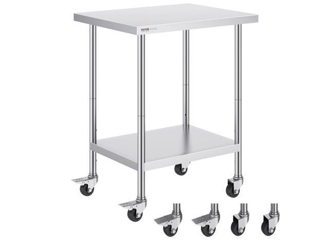 Click here for VEVOR Stainless Steel Work Table 24 x 30 x 38 Inch... prices