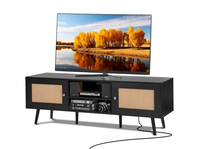 Click here for VEVOR Rattan TV Stand for 65 inch TV  Boho TV Stan... prices