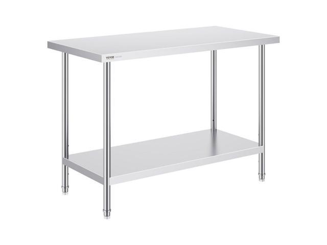 Click here for VEVOR Stainless Steel Prep Table  24 x 48 x 34 Inc... prices