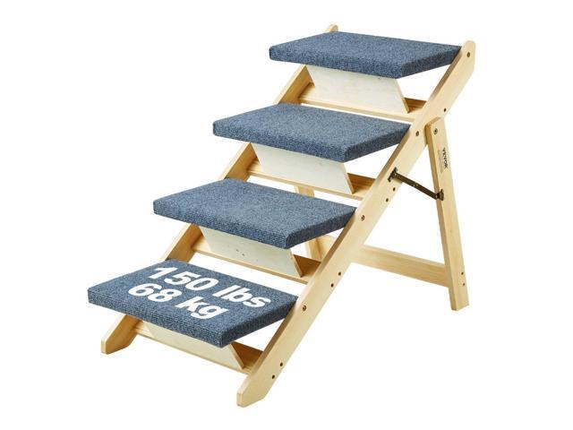 Click here for VEVOR Wood Pet Stairs/Pet Steps  2-in-1 Foldable W... prices