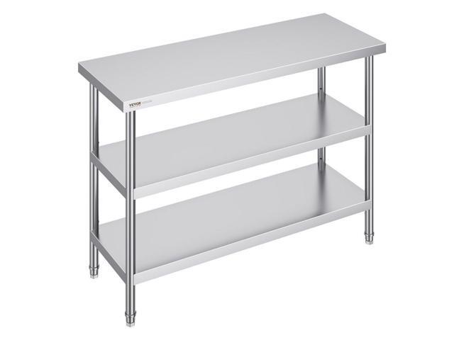 Click here for VEVOR Stainless Steel Food Prep Table  18 x 48 x 3... prices