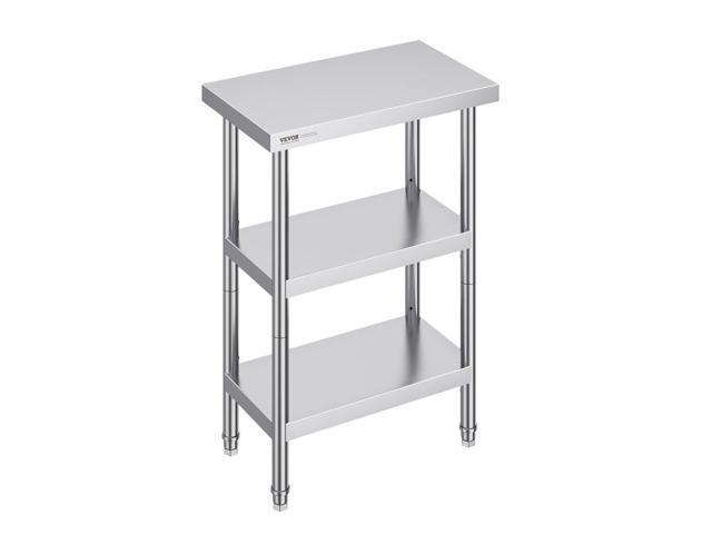 Click here for VEVOR Stainless Steel Food Prep Table  14 x 24 x 3... prices