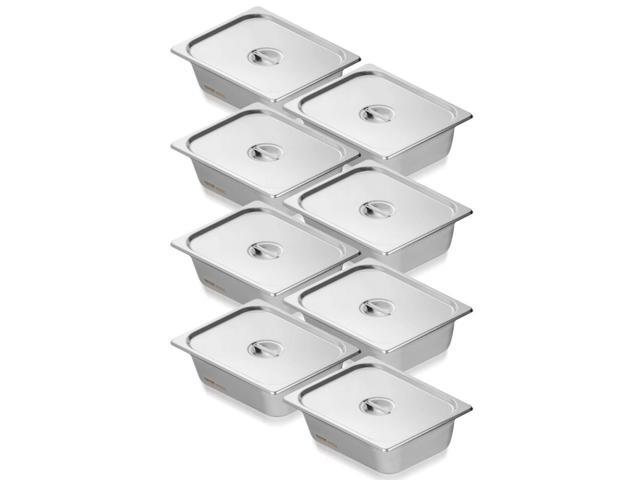 Click here for VEVOR 8 Pack Hotel Pans  1/2 Size Anti-Jam Steam P... prices
