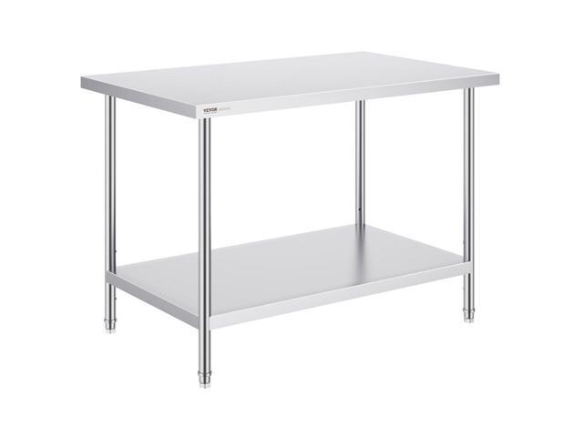 Click here for VEVOR Stainless Steel Prep Table  30 x 48 x 34 Inc... prices